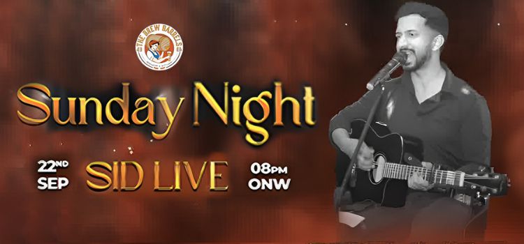 SID LIVE At The Brew Barrels, Mohali – Sunday, 22nd!